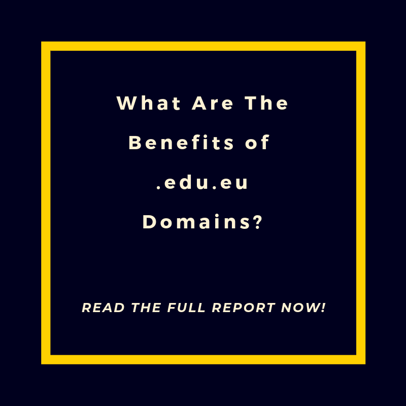 Why European Schools Should Use edu.eu domains (and not .com or .eu ...